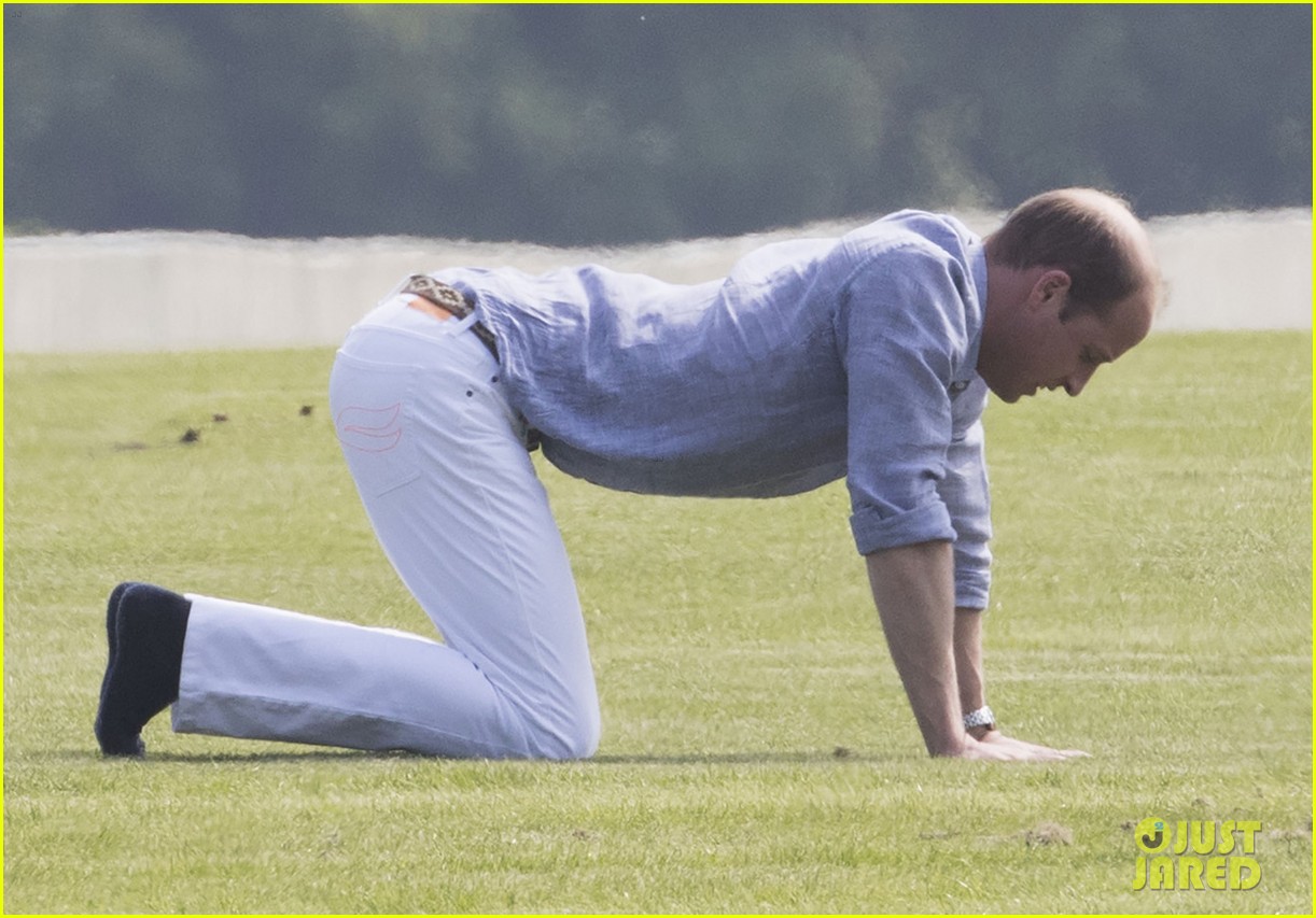 Prince William Does Yoga Stretches Before Polo Match: Photo 3669451 ...
