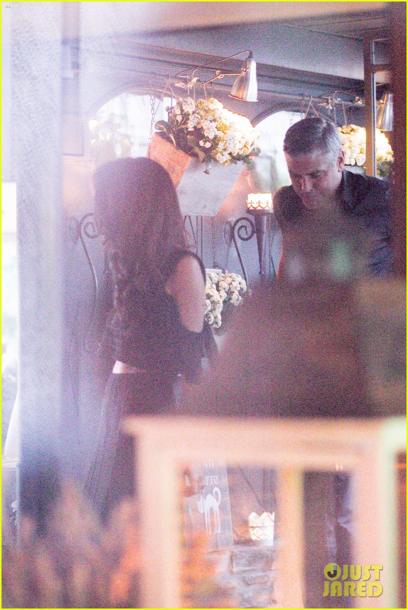 George Clooney Treats Wife Amal to Dinner in Lake Como: Photo 3692325 ...