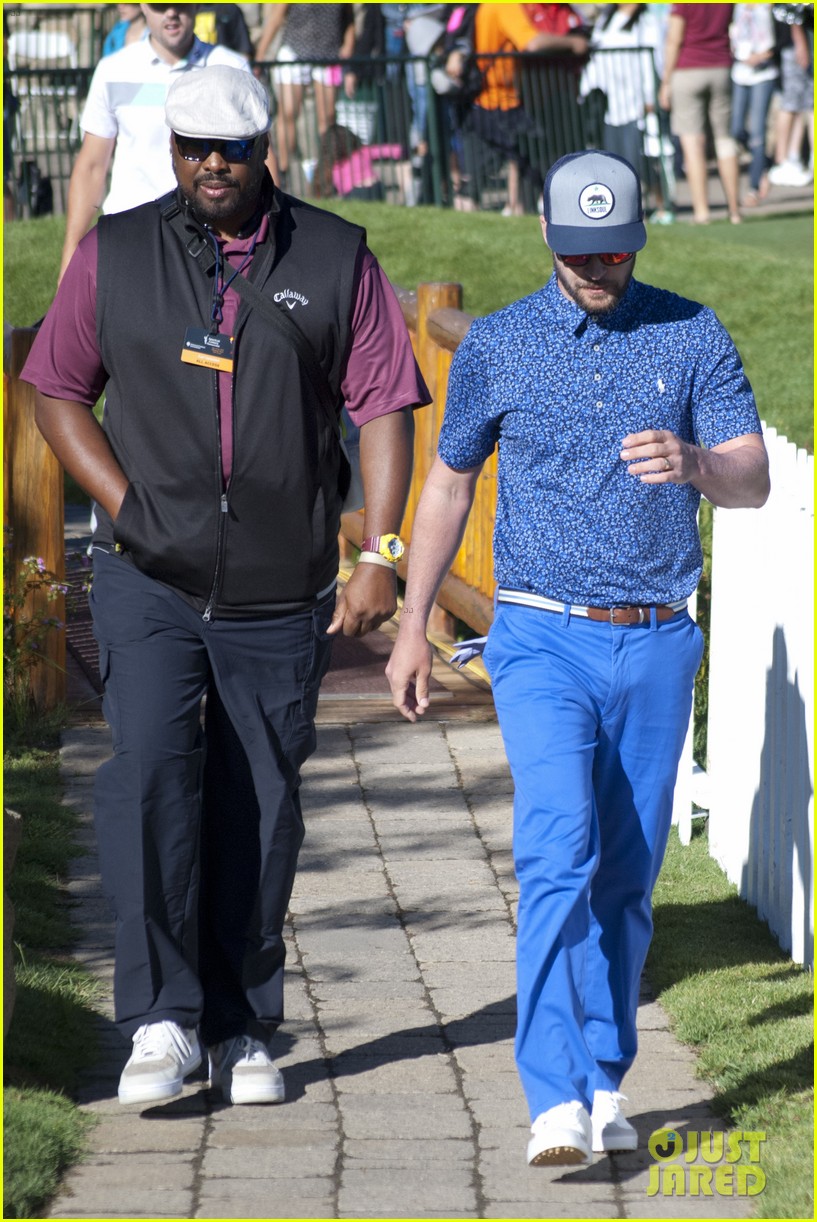 Justin Timberlake Hits the Green at Lake Tahoe Golf Tournament: Photo ...