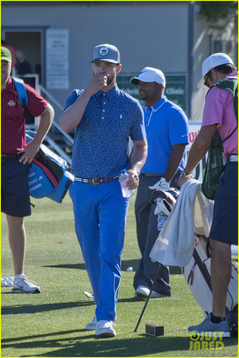 Justin Timberlake Hits the Green at Lake Tahoe Golf Tournament: Photo ...