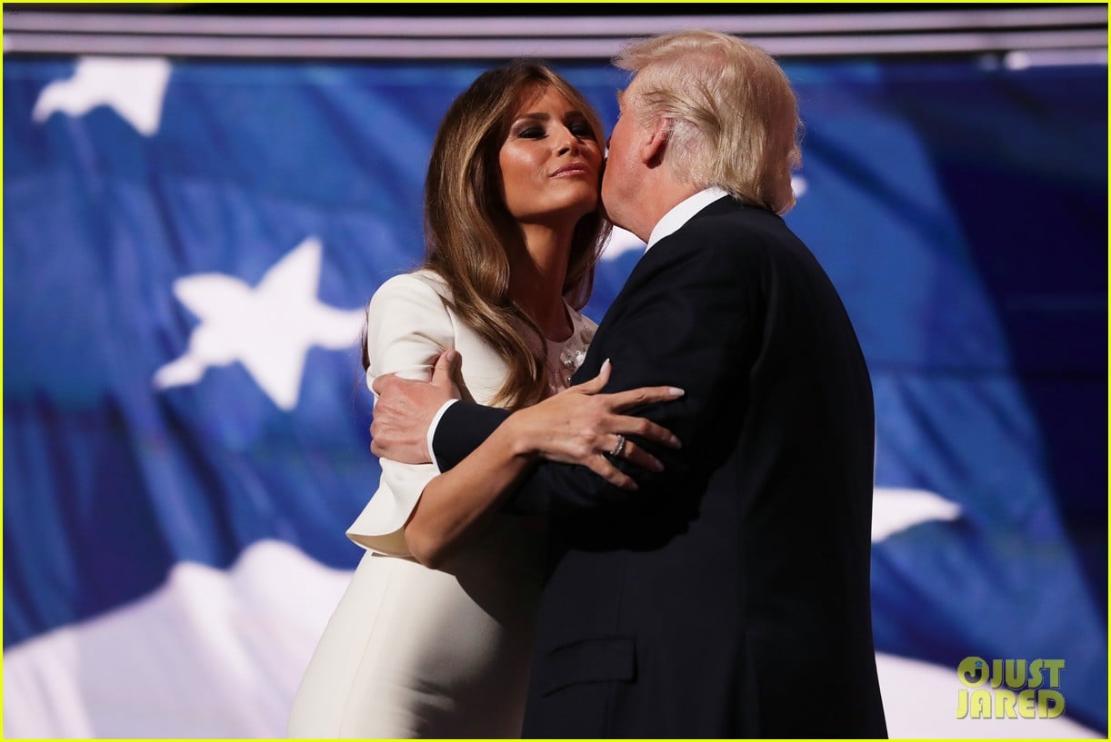 Donald Trump's Wife Melania, Son Barron, & Full Family Join Him On ...