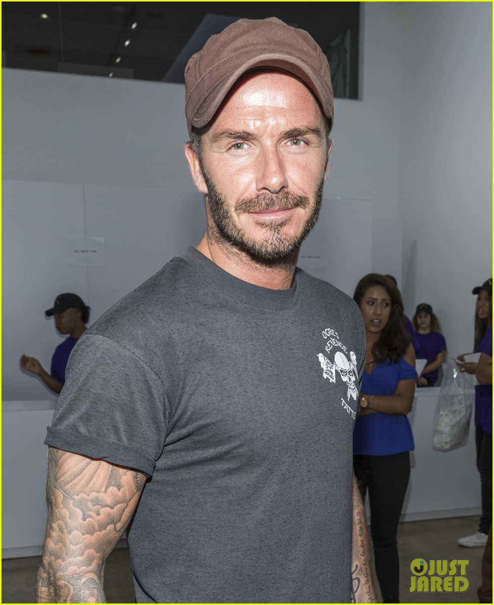 David Beckham Takes His Son Shopping at Kanye West's Pablo Pop-Up Store ...