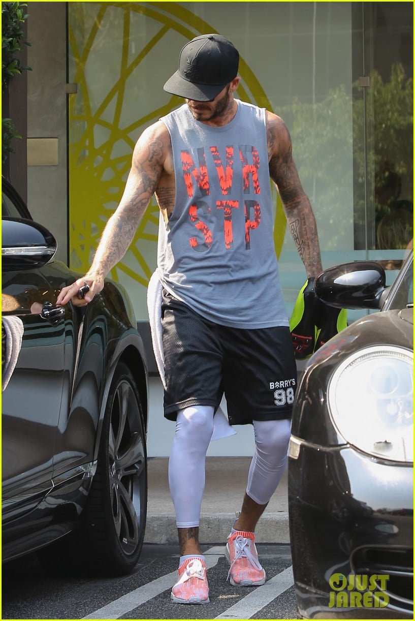 David Beckham's Wife Victoria Shows Off His New Neck Tattoos: Photo ...
