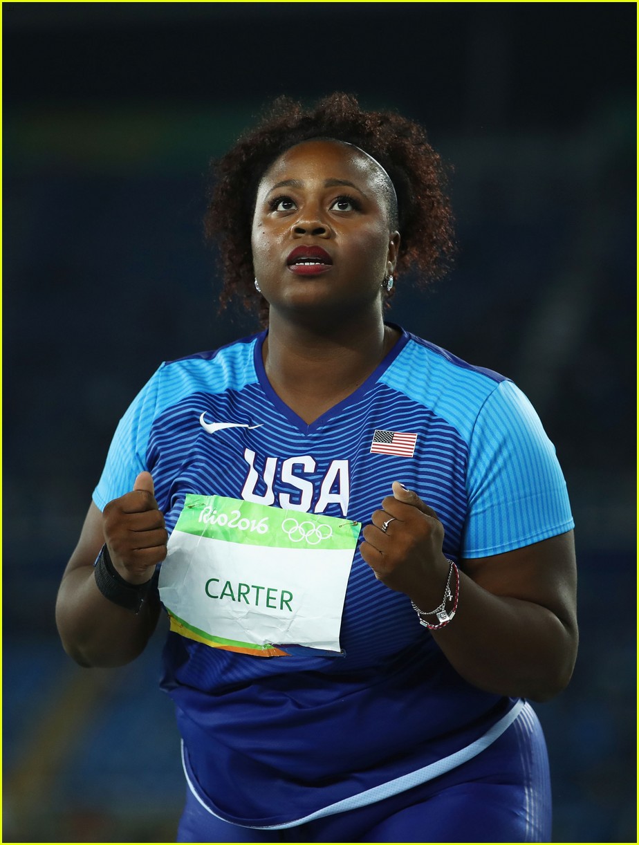 Michelle Carter Wins Team USA's First Gold in Women's Shot Put: Photo ...