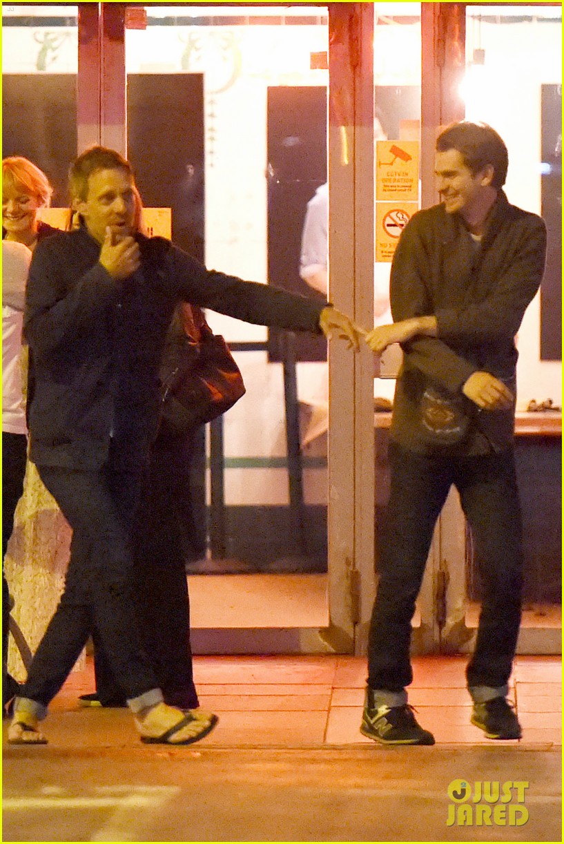 Andrew Garfield Grabs Dinner With Friends After Stepping Out with Emma ...