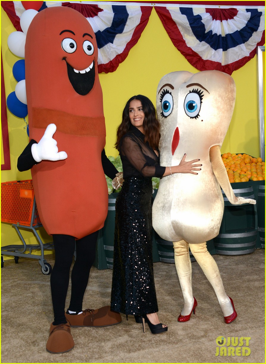 Salma Hayek, Seth Rogen & Paul Rudd Have Star-Studded 'Sausage Party ...