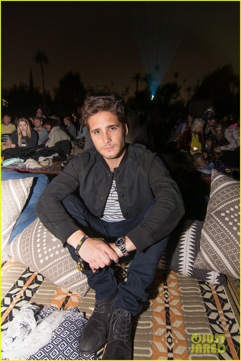 Josh Hutcherson Gets in the Photo Booth with a Monkey at Cinespia's ...
