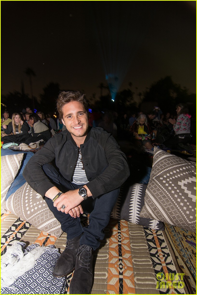 Josh Hutcherson Gets in the Photo Booth with a Monkey at Cinespia's ...