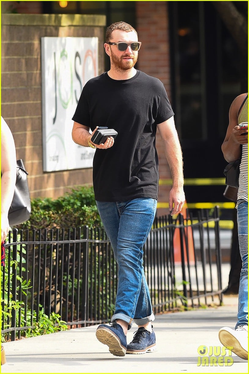 Sam Smith Arrives Back in London After New York City Trip: Photo ...