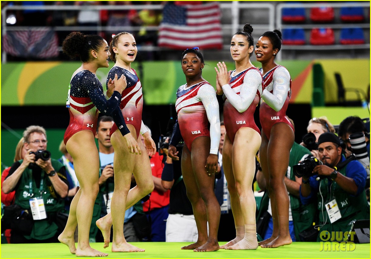 USA Women's Gymnastics Team Wins Gold Medal at Rio Olympics 2016 ...