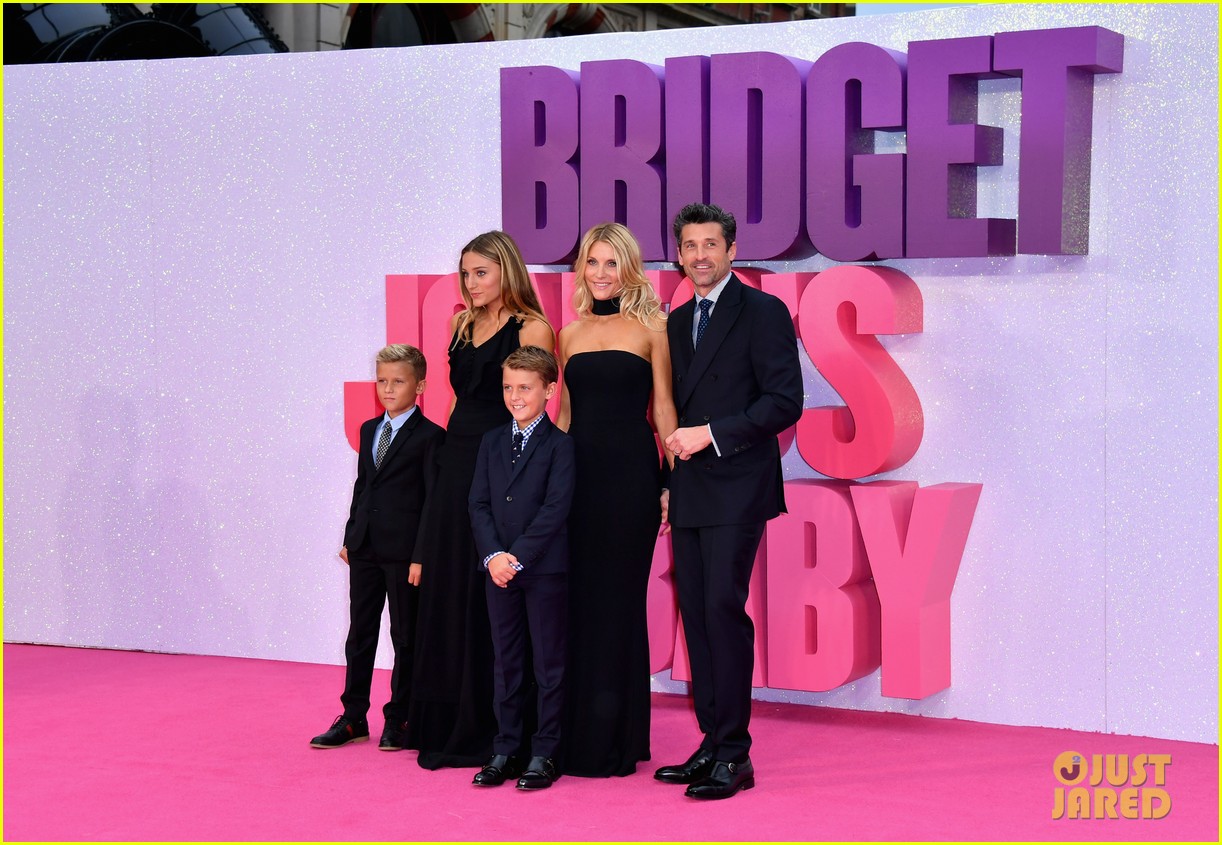Patrick Dempsey & Family Attend 'Bridget Jones's Baby' Premiere!: Photo ...