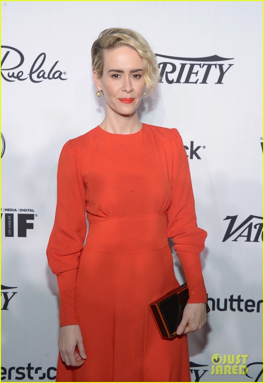 Sarah Paulson, Laverne Cox, & Constance Zimmer Party It Up Before the ...