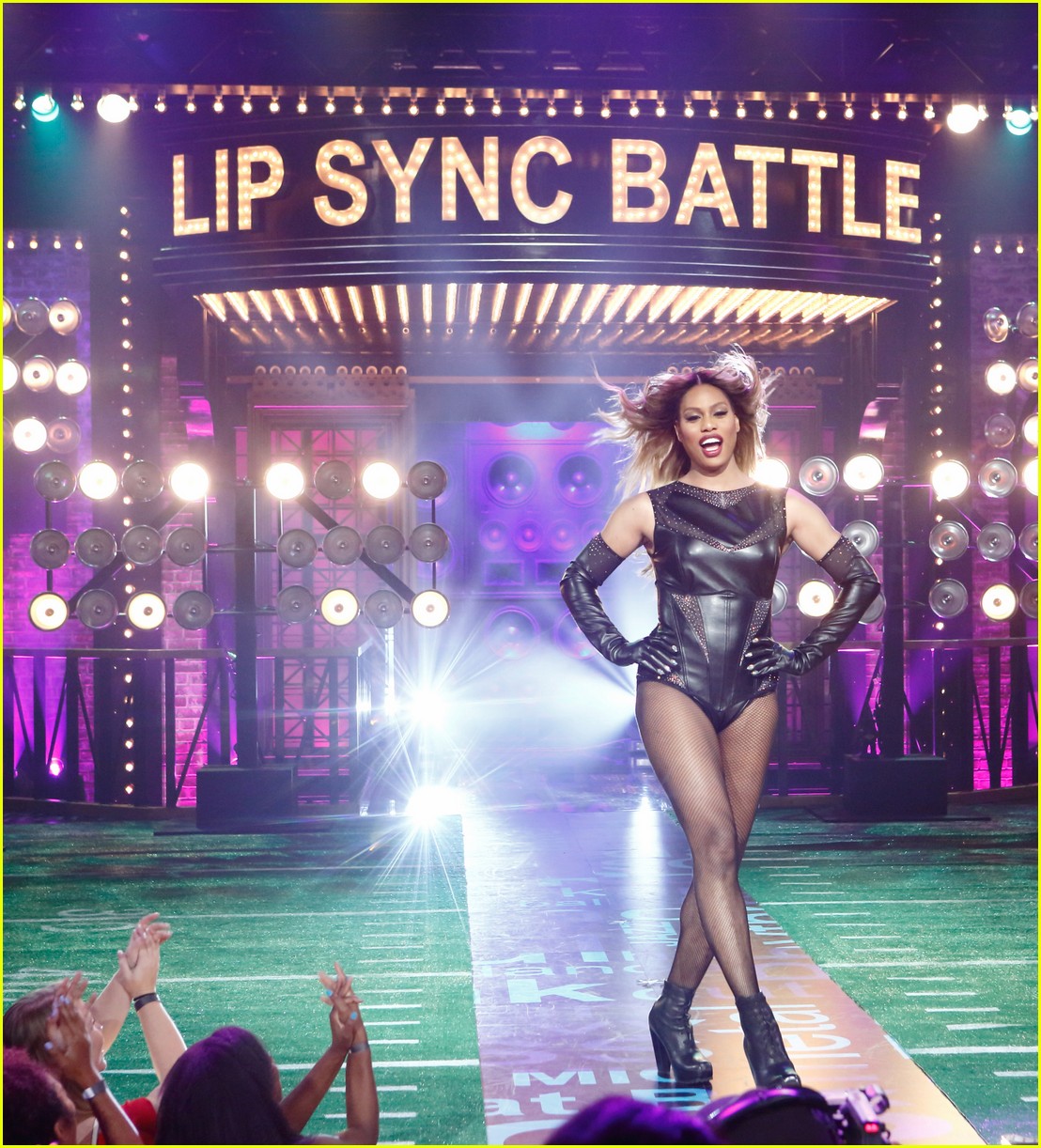 Laverne Cox Raps Nicki Minaj on 'Lip Sync Battle' - Watch Now!: Photo ...