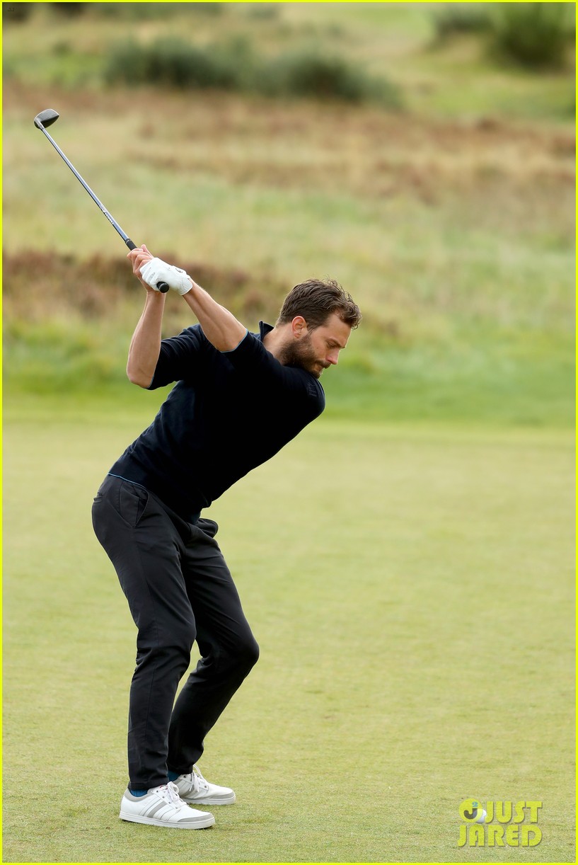 Jamie Dornan Competes in Annual Golf Tournament in Scotland!: Photo ...