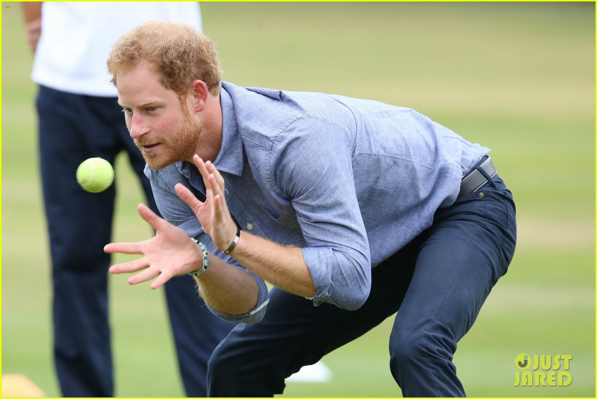 Prince Harry Adorably Goofs Around While Playing Soccer! (Video): Photo ...