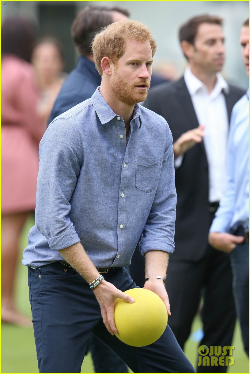 Prince Harry Adorably Goofs Around While Playing Soccer! (Video): Photo ...