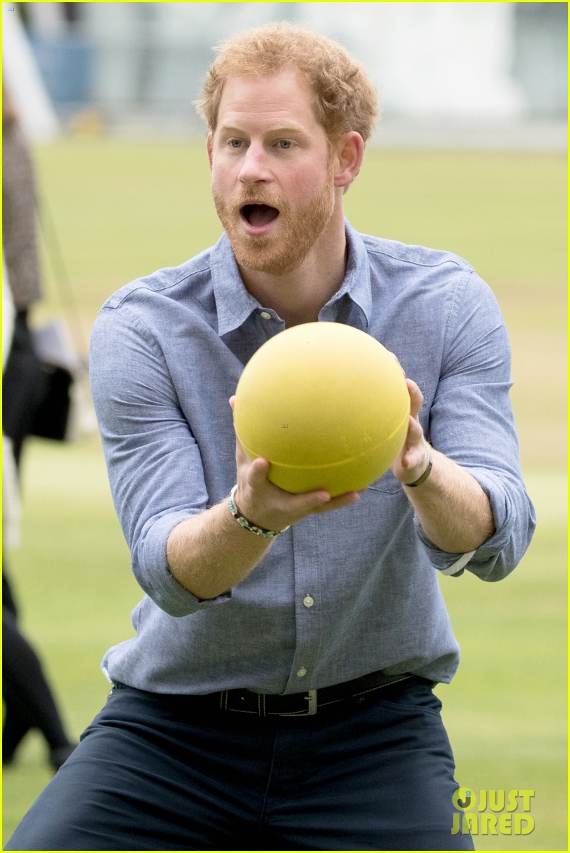 Prince Harry Adorably Goofs Around While Playing Soccer! (Video): Photo ...