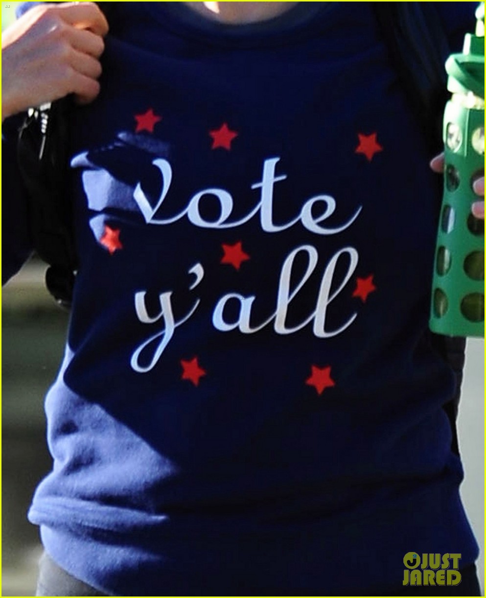 Reese Witherspoon Wears a Message for Fans: 'Vote Y'all': Photo 3776821 ...