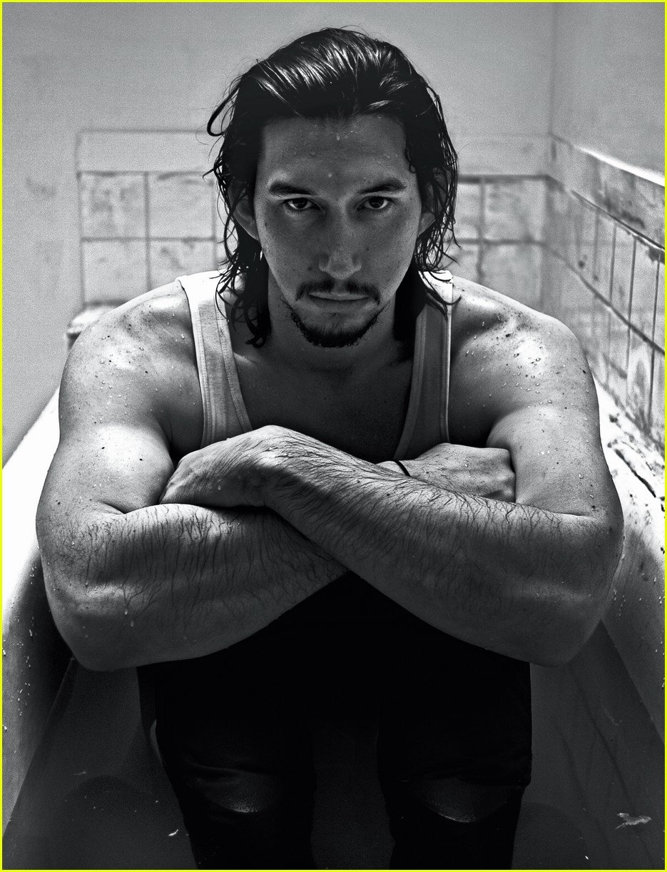 Adam Driver Puts Muscles on Display for 'Interview' Spread: Photo ...