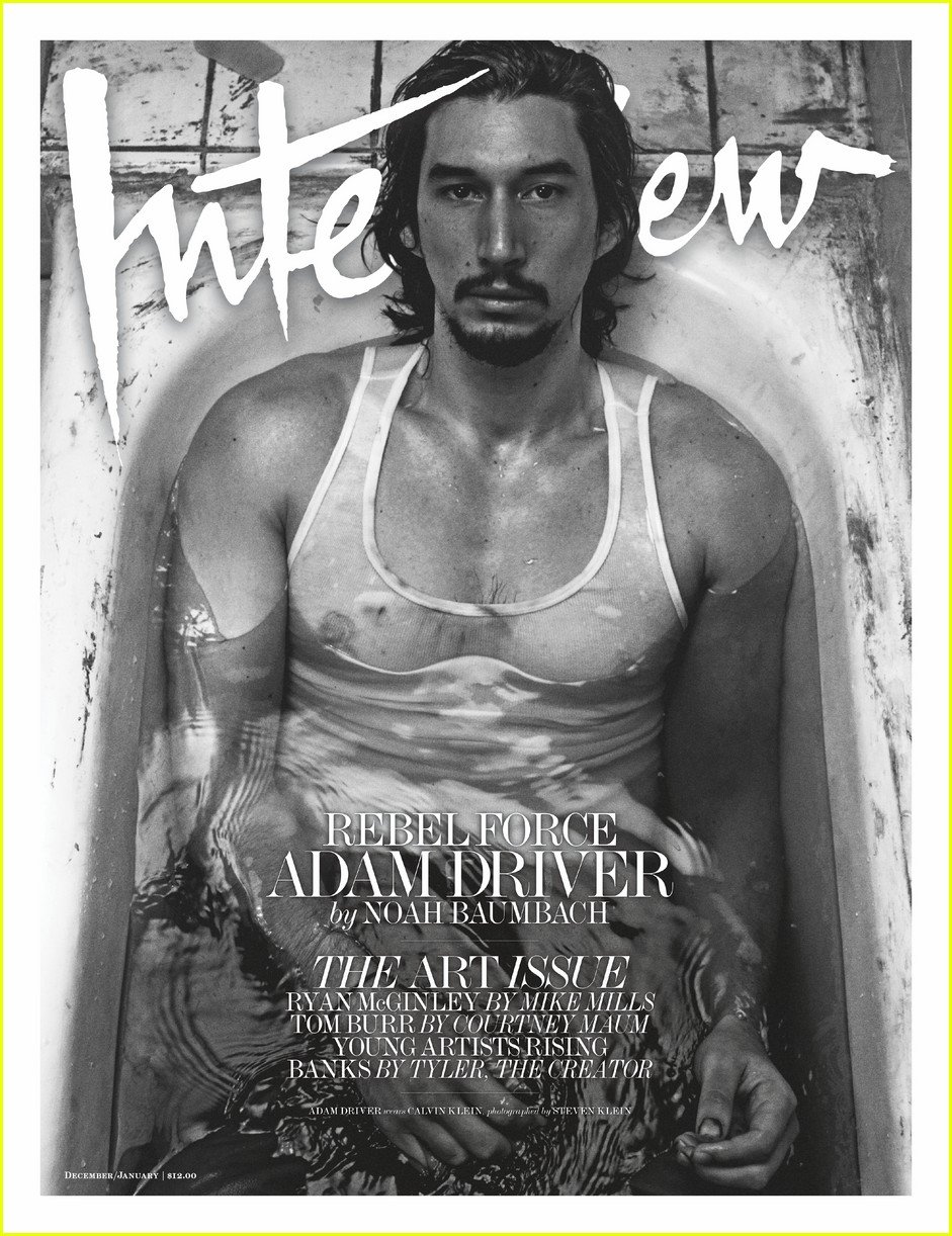 Adam Driver Puts Muscles on Display for 'Interview' Spread: Photo ...