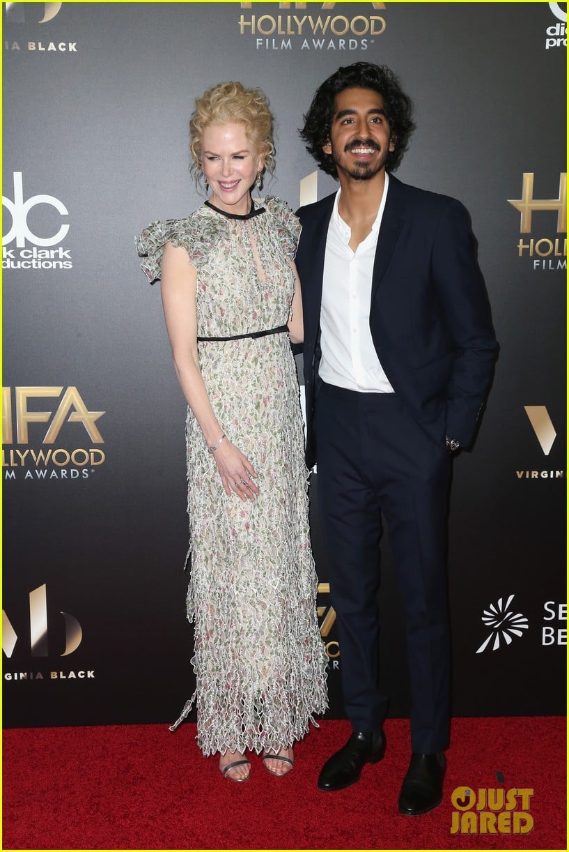 Nicole Kidman & Dev Patel Share Sweet Moment at Hollywood Film Awards ...