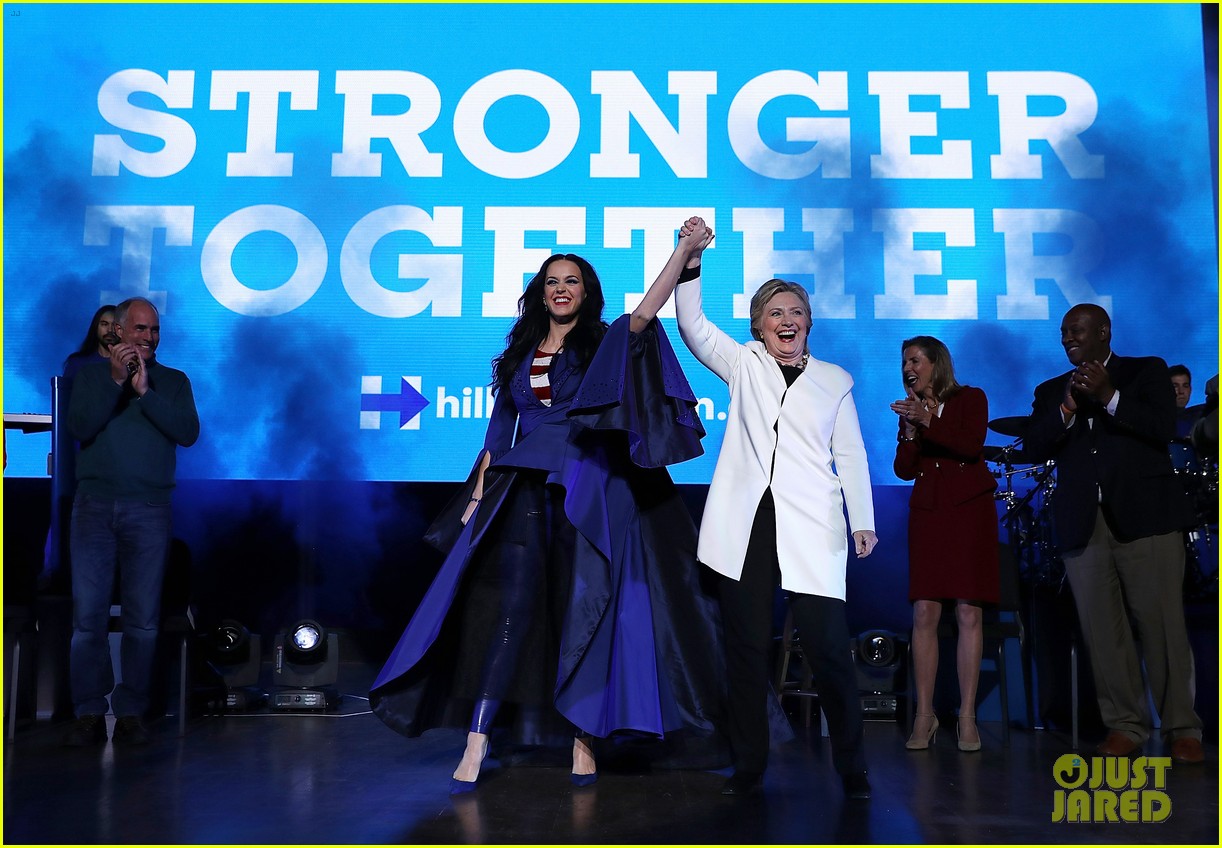 Katy Perry Says She's 'With Madame President' As She Campaigns with ...