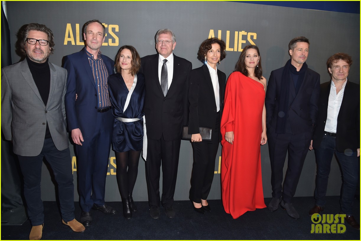 Brad Pitt & Marion Cotillard Continue 'Allied' Press In Paris!: Photo ...