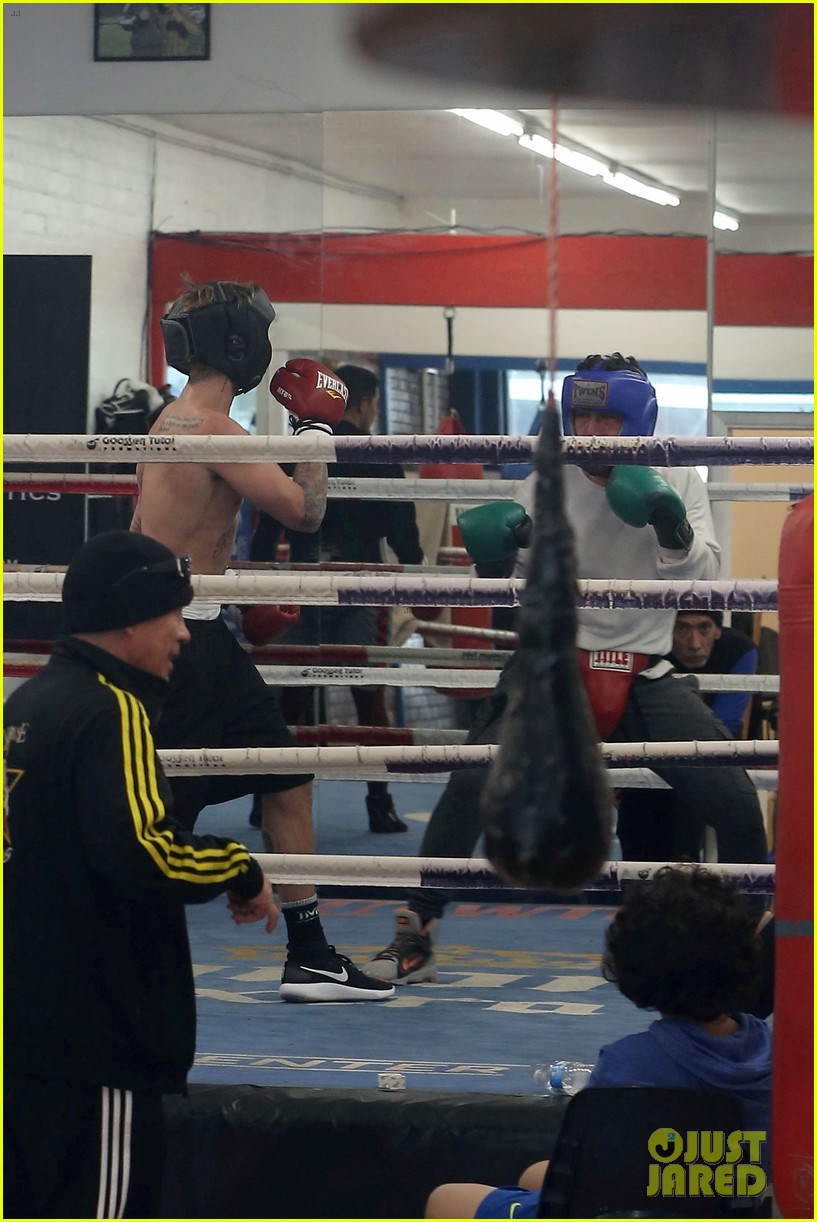Justin Bieber Is Drenched with Sweat After Boxing Session!: Photo ...