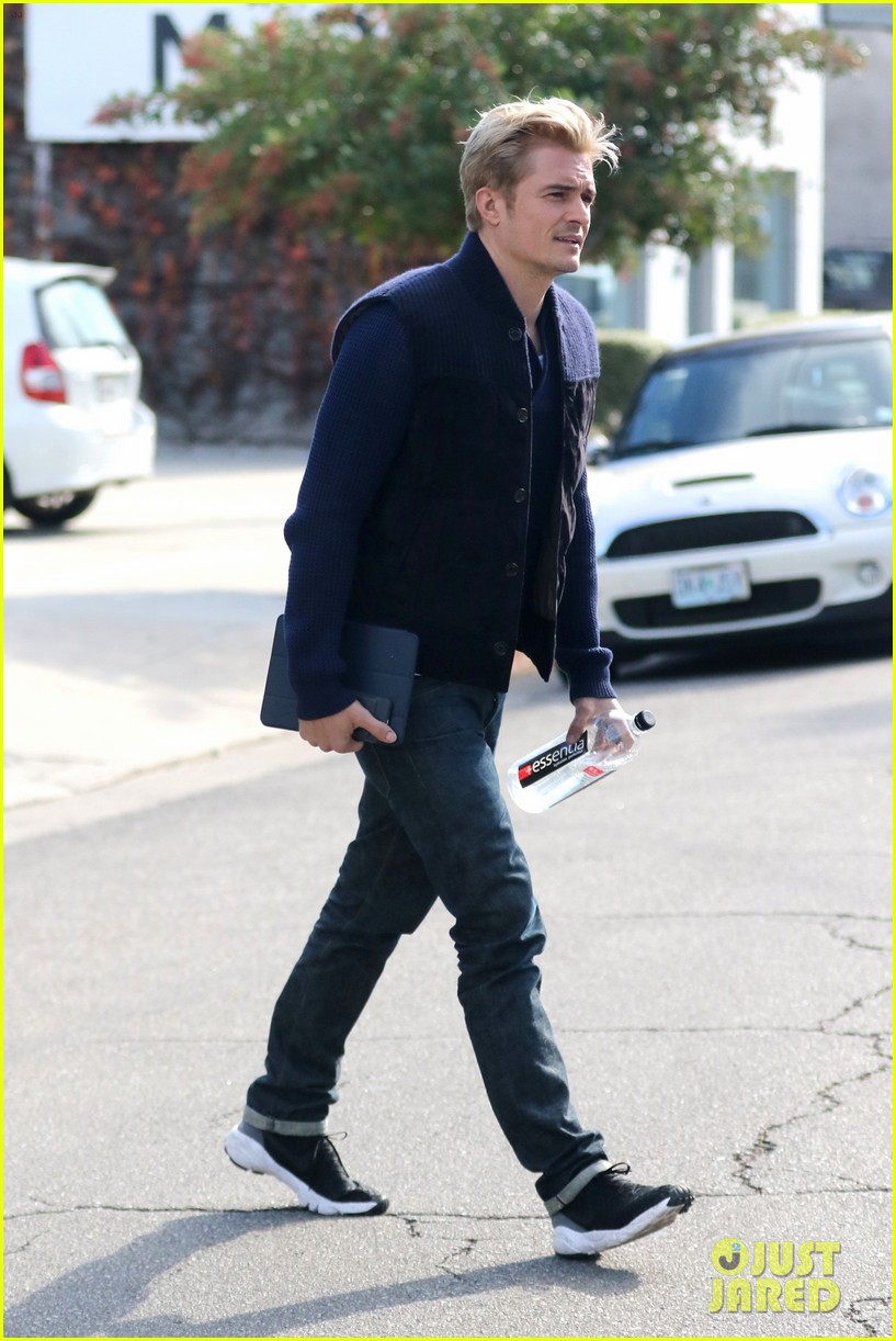 Orlando Bloom Gets Another Touch Up on His Blond Hair!: Photo 3819291 ...