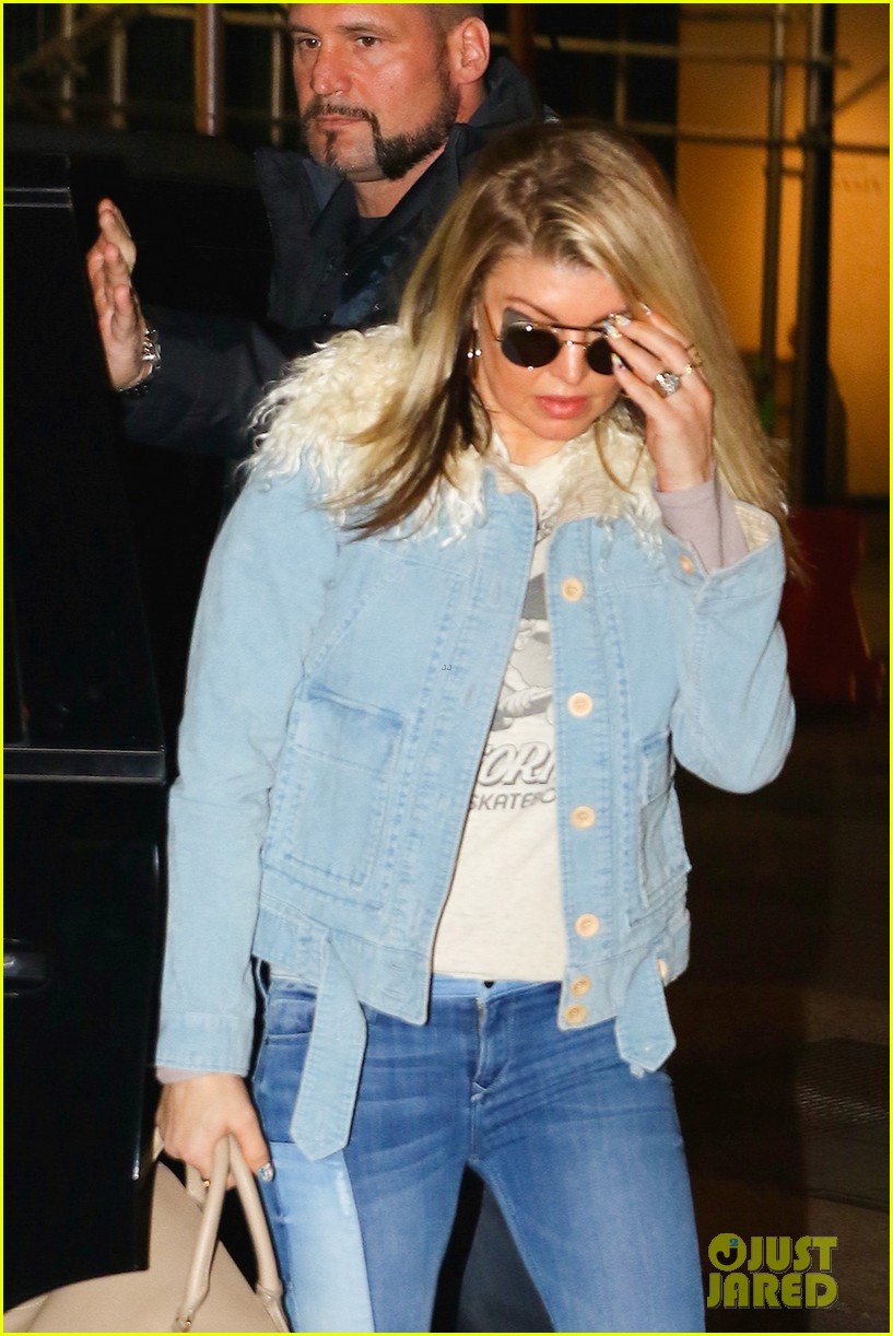 Fergie Loses Battle with the NYC Wind, But Still Looks Great!: Photo ...