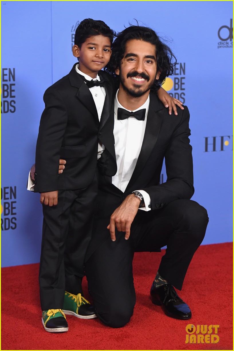 Dev Patel & Jonah Hill Hit Golden Globes 2017 Red Carpet: Photo 3839323 ...