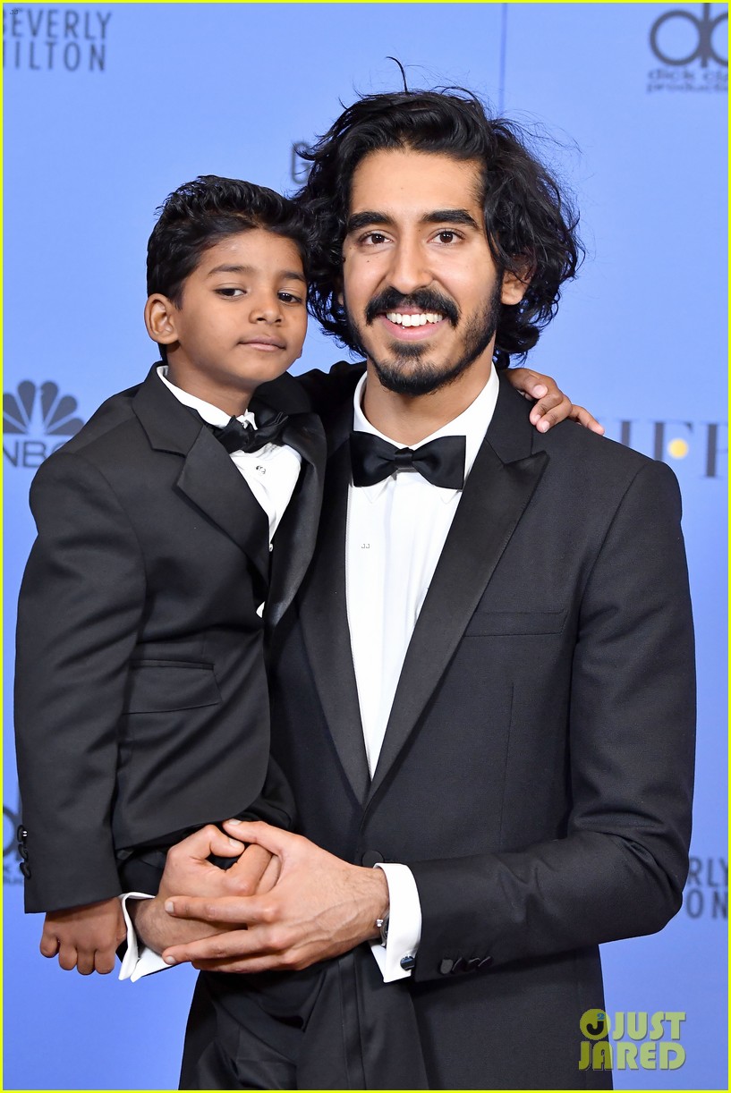 Dev Patel & Jonah Hill Hit Golden Globes 2017 Red Carpet: Photo 3839326 ...