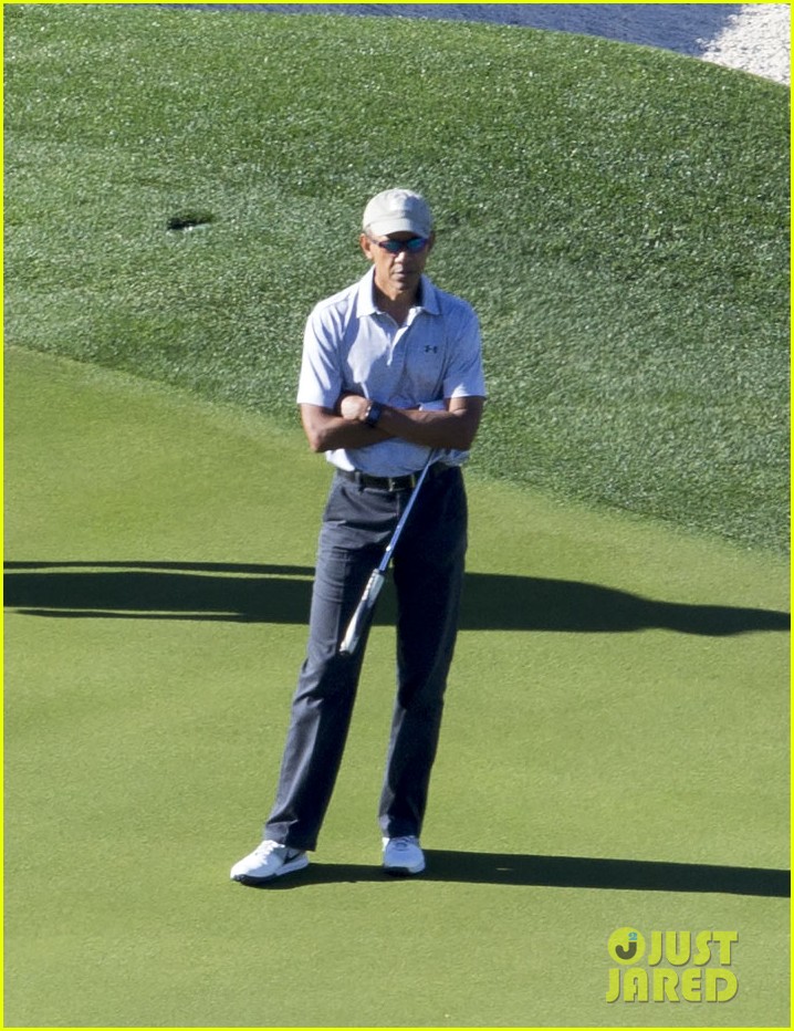 Barack Obama Hits the Golf Course After Leaving White House: Photo ...