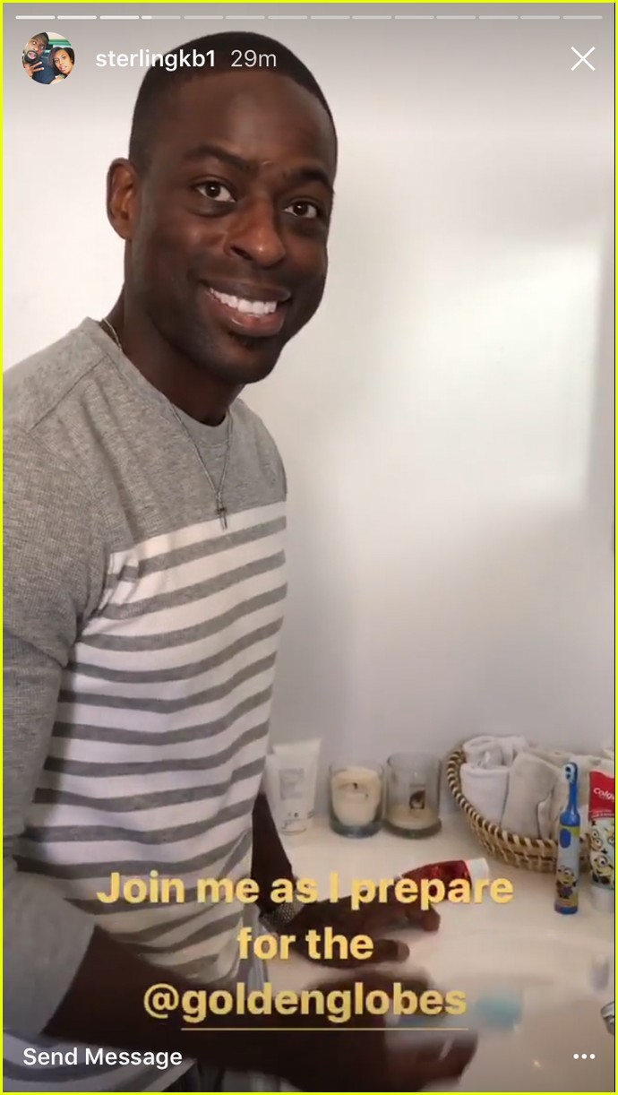 Sterling K. Brown Shows Off His Buff Body While Getting Golden Globes ...