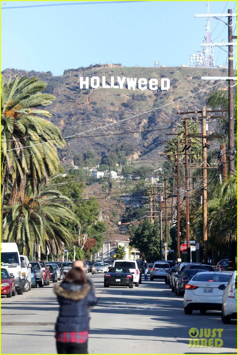 Someone Turned the Hollywood Sign Into the 'Hollyweed' Sign: Photo ...