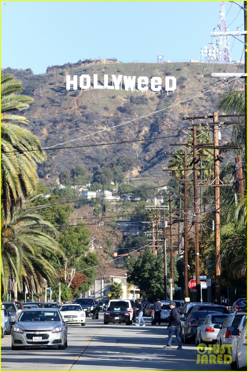 Someone Turned the Hollywood Sign Into the 'Hollyweed' Sign: Photo ...
