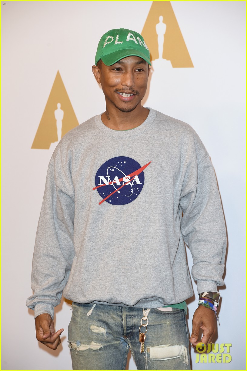 Justin Timberlake & Pharrell Williams Celebrate at Oscars Luncheon 2017 ...