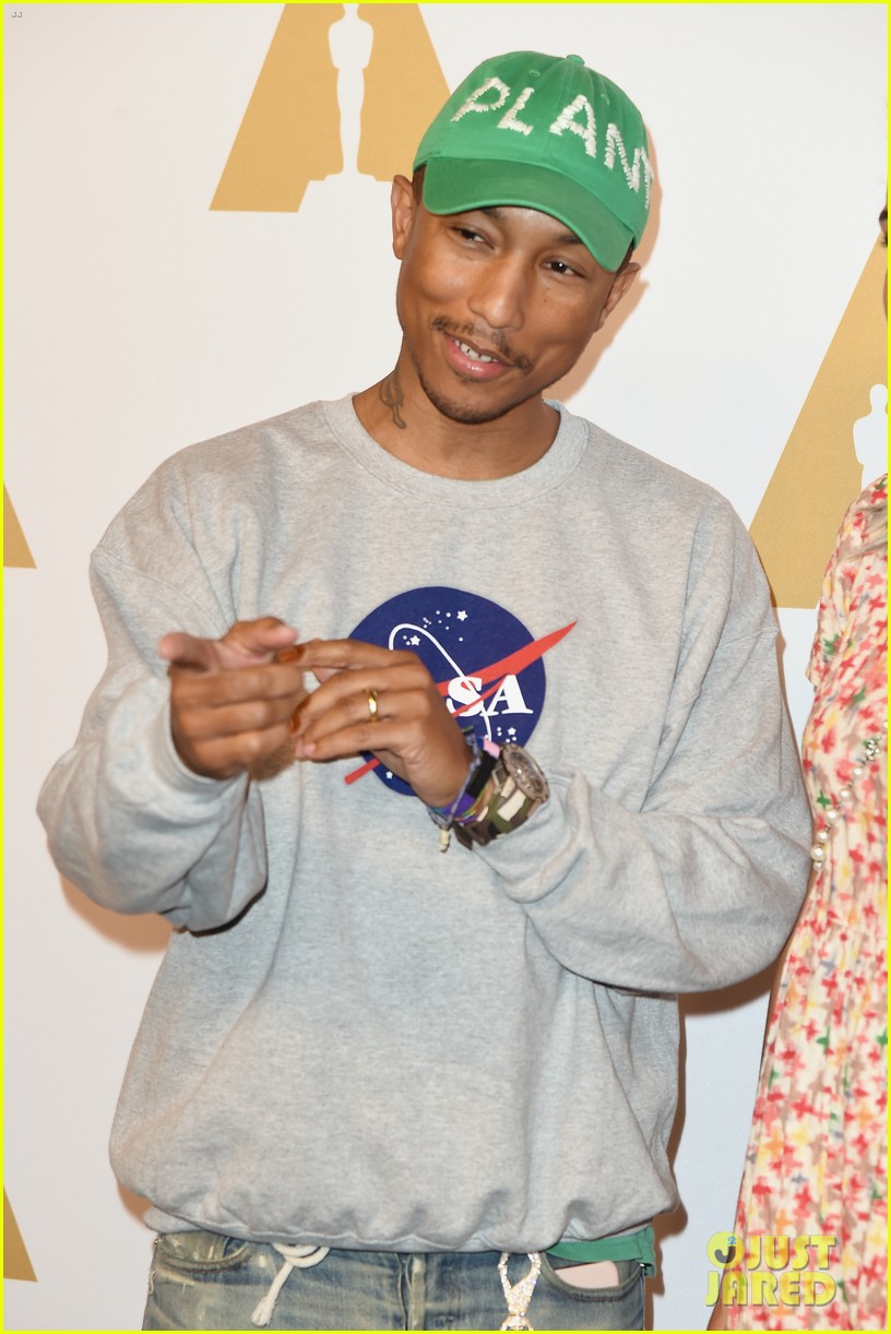 Justin Timberlake & Pharrell Williams Celebrate at Oscars Luncheon 2017 ...