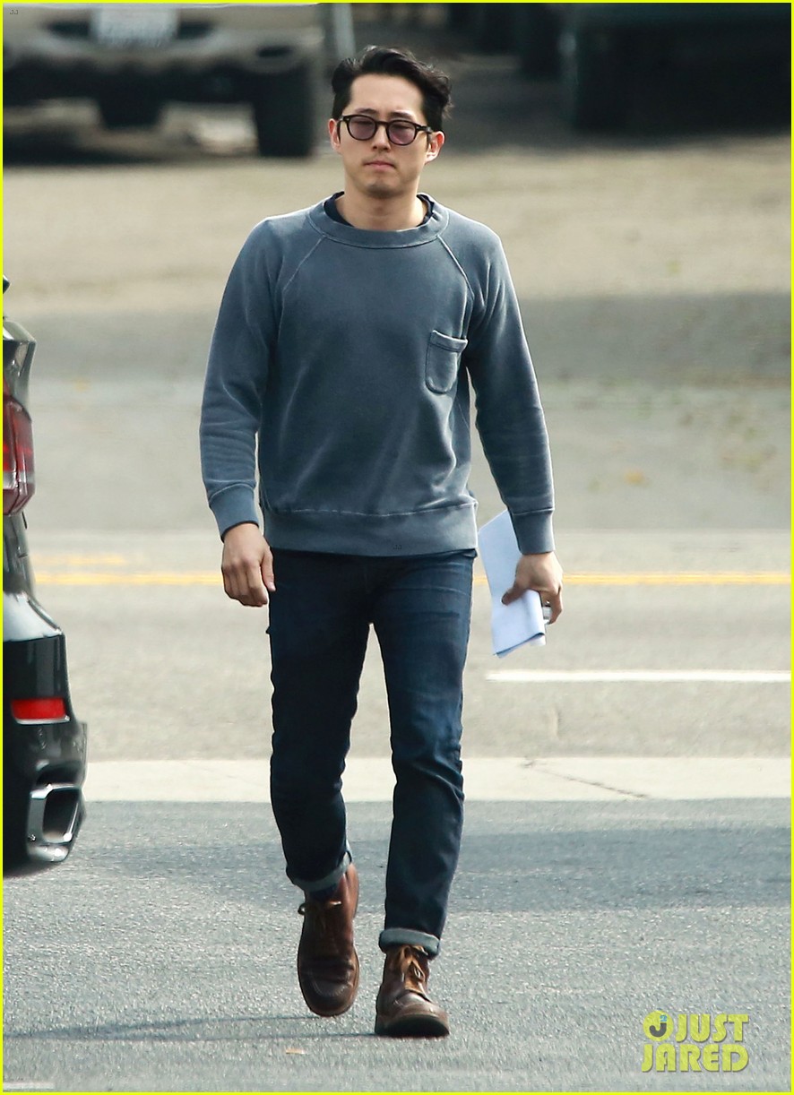 Steven Yeun Shows Off Wife Joana's Growing Baby Bump!: Photo 3861715 ...