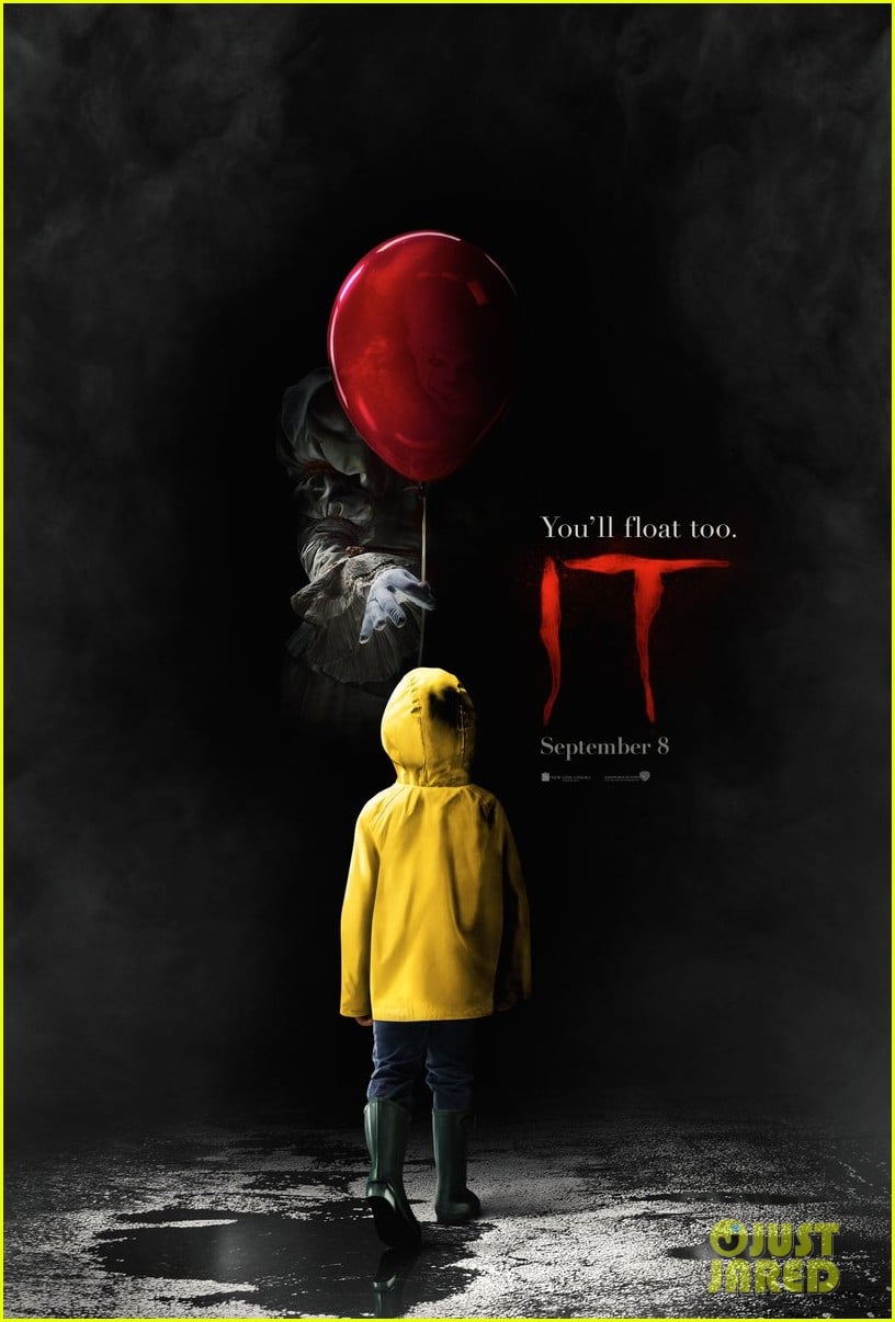 'It' Poster Features Bill Skarsgard as Pennywise the Clown!: Photo ...