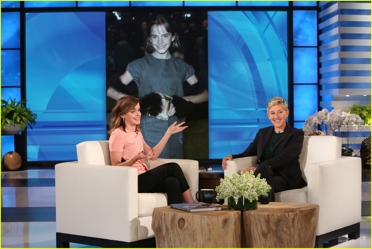 Emma Watson Hilariously Interviews a Nanny for Herself for Ellen's ...