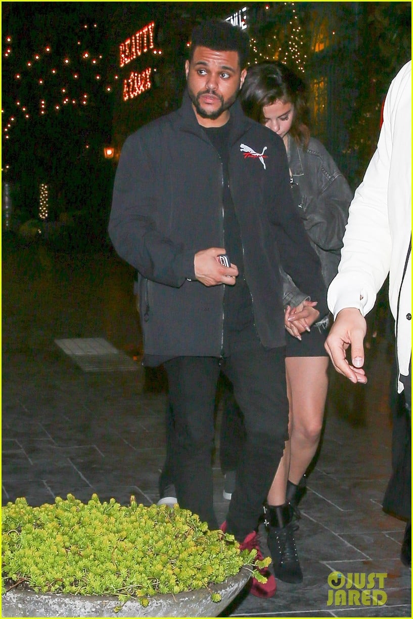 Selena Gomez & The Weeknd Kick Off Their Weekend With Romantic Dinner ...