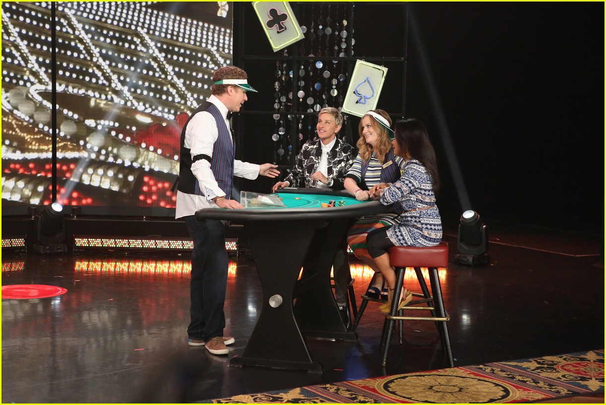 Amy Poehler & Will Ferrell Run Hilarious Casino with Huge Grand Prize for 'Ellen' Audience ...