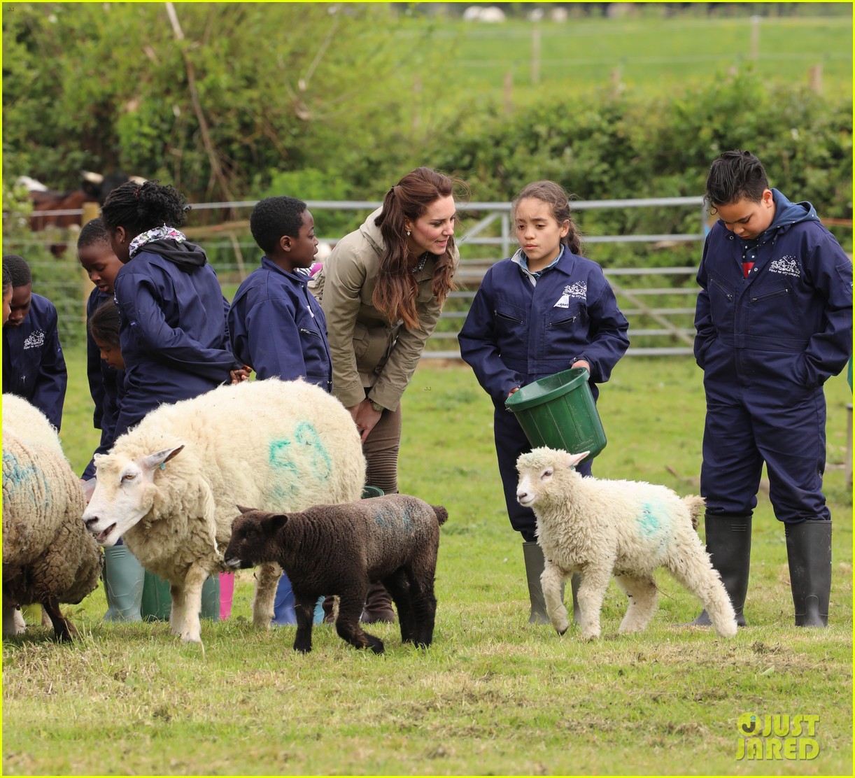 Kate Middleton Takes a Trip to a Children's Farm & Feeds a Lamb!: Photo ...