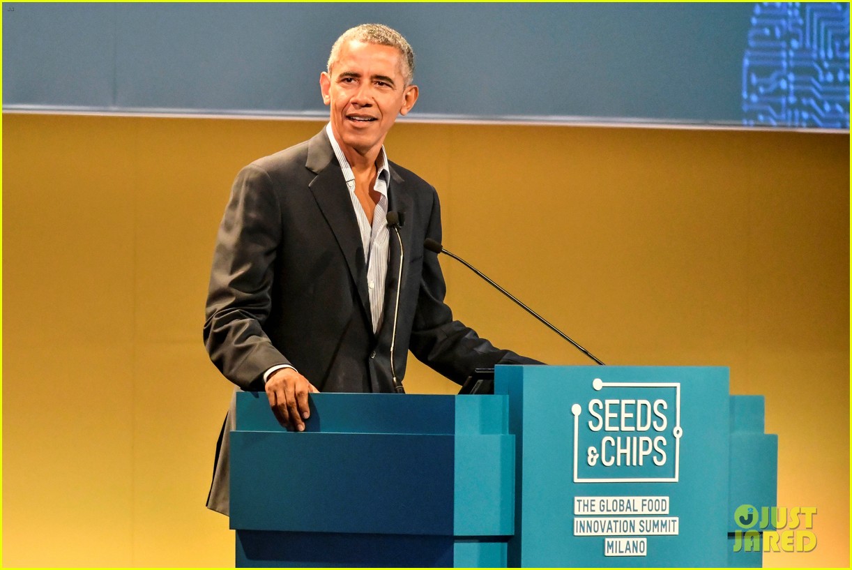 Barack Obama Gives First Speech Since Leaving Office At Seeds&Chips ...