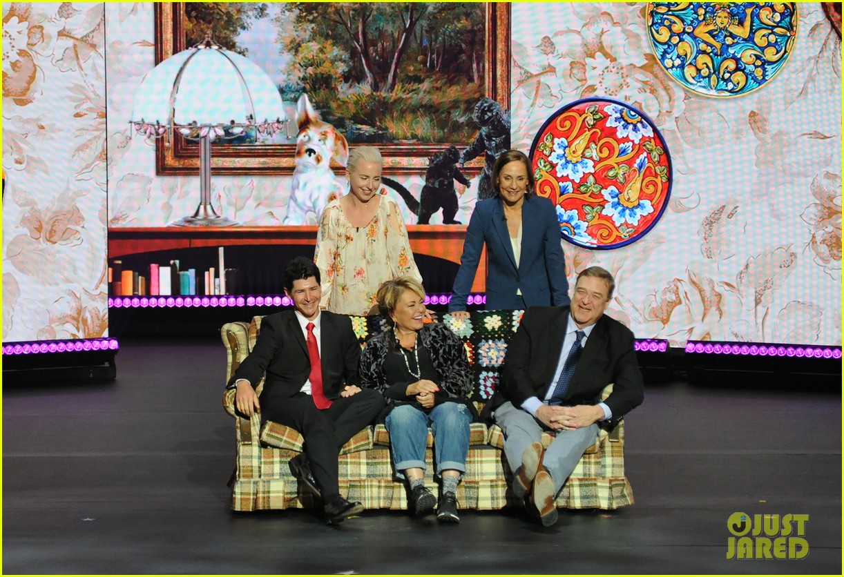 'Roseanne' Cast Reunites at ABC Upfronts Following Revival Announcement ...