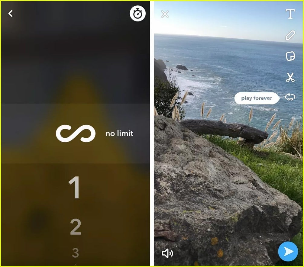 Snapchat Launches New Features Including 'Infinity' Snaps & Looping ...