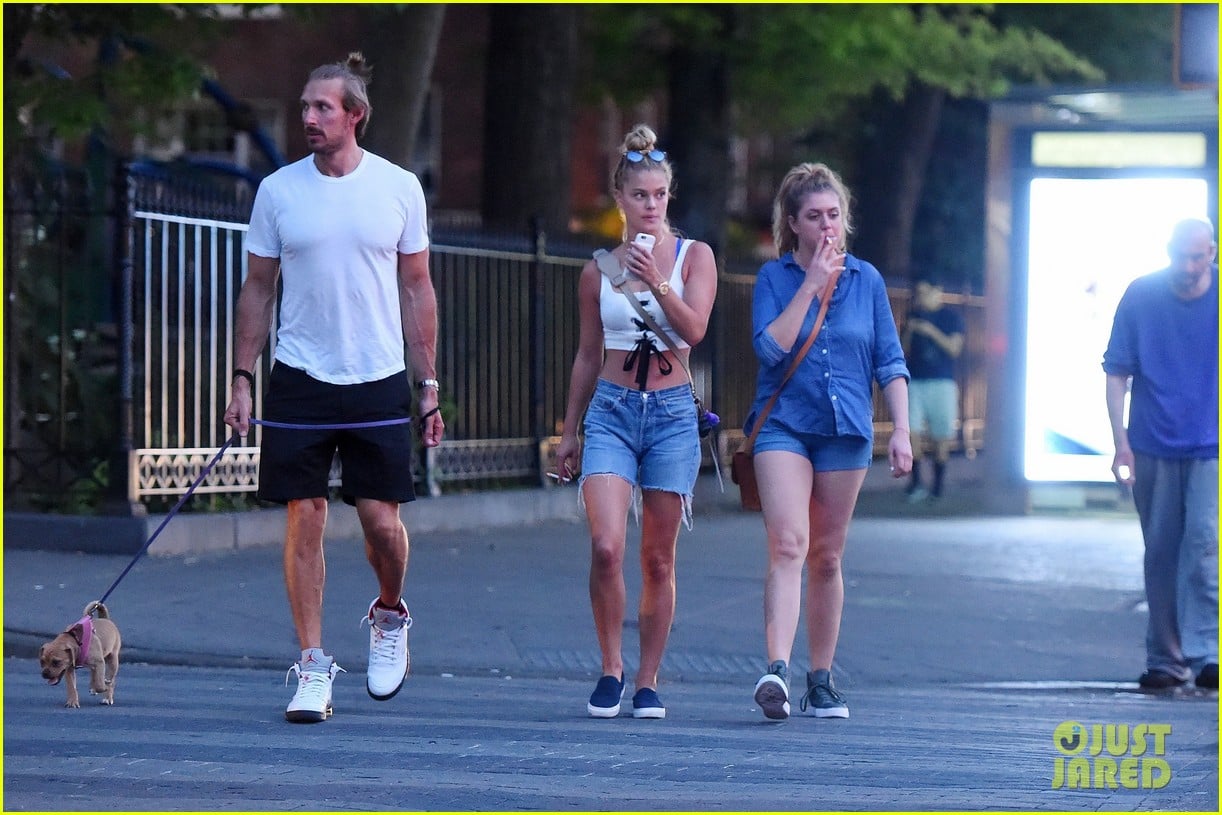 Nina Agdal Hangs with Mystery Guy After Split from Leo DiCaprio: Photo ...