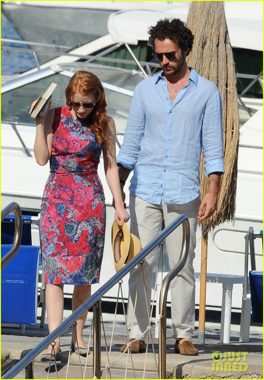 Jessica Chastain Is Married to Gian Luca Passi de Preposulo!: Photo ...