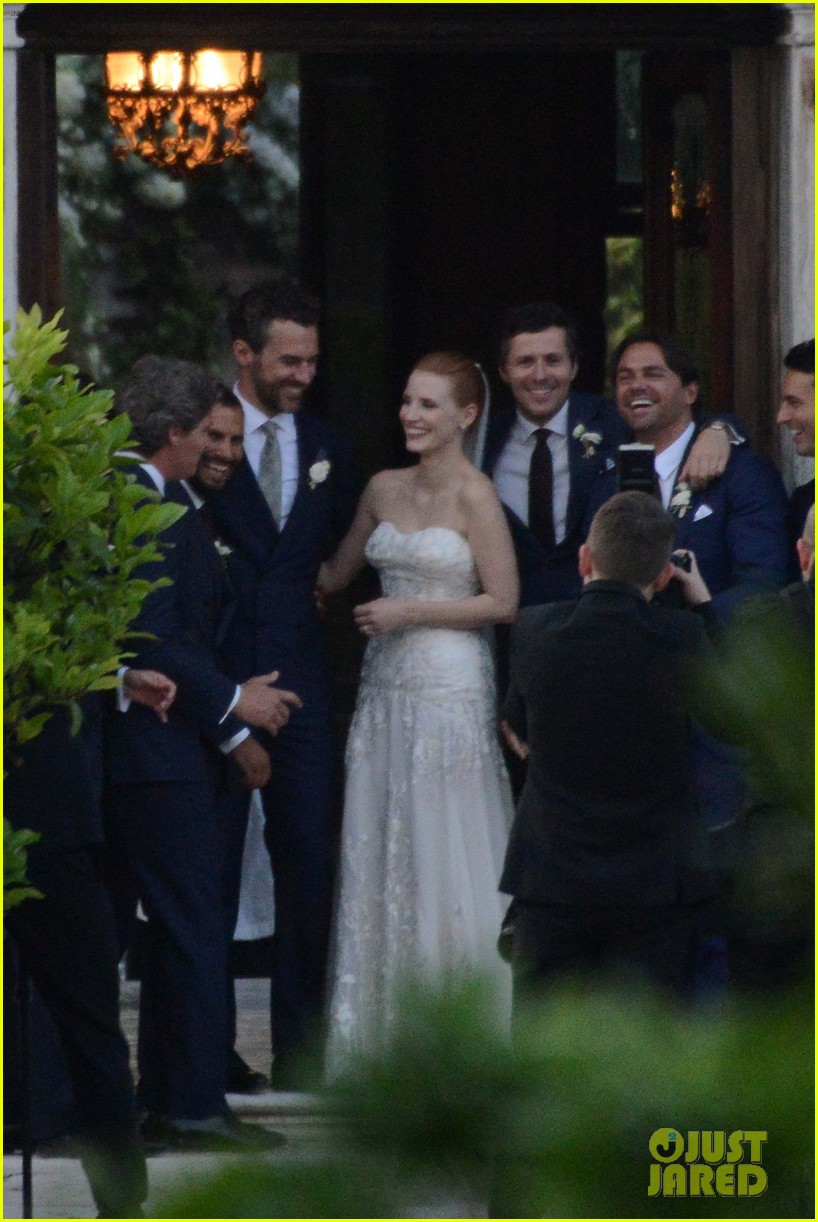 Jessica Chastain's Wedding Photos Revealed - See Her Dress!: Photo ...